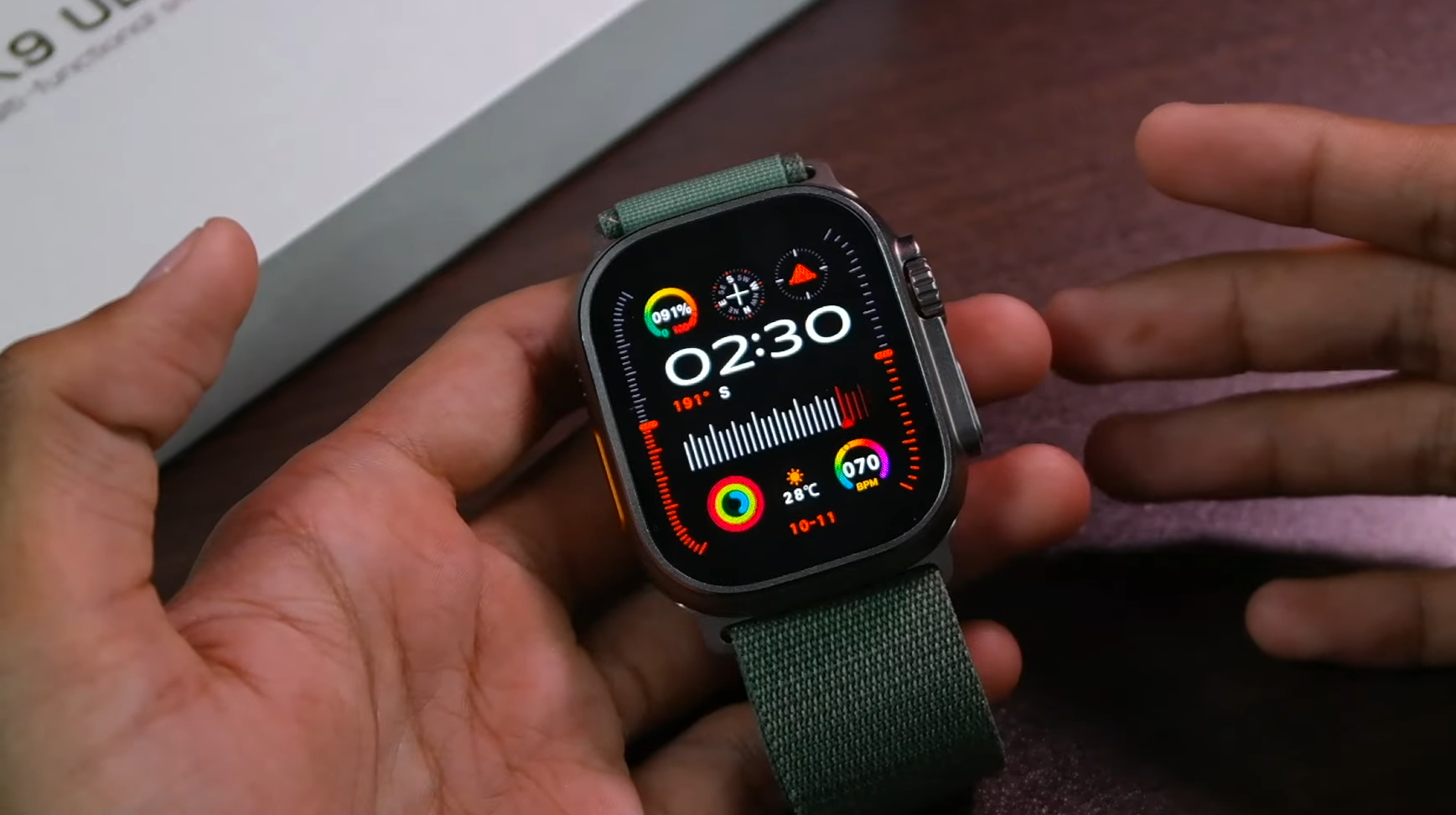 ساعت هوشمند hk9 ultra 2 پرفروش ترین ساعت بازار ایران - KOMOLIFE